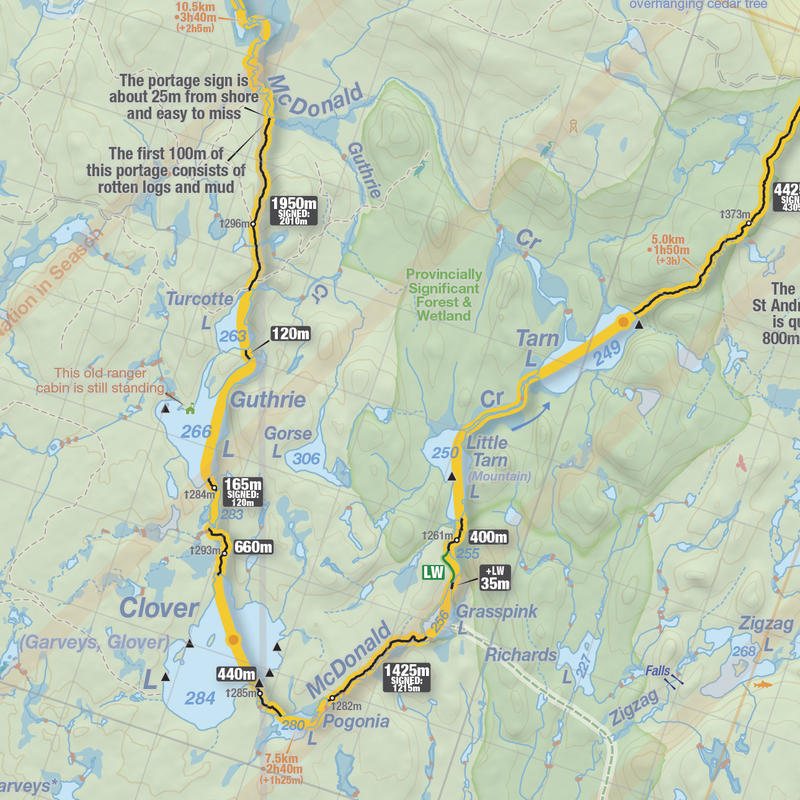 Jeff's Map Algonquin Map for Canoeists - Eastern 2nd Edi | MEC