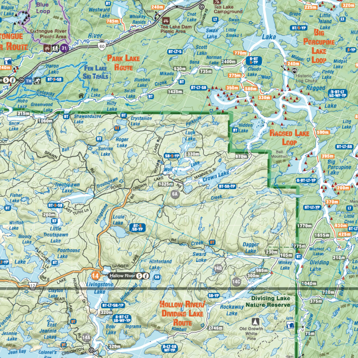 Backroad Mapbooks Algonquin Park ON Waterproof Map | MEC